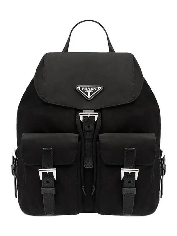 Prada Small Re-nylon Backpack - Black