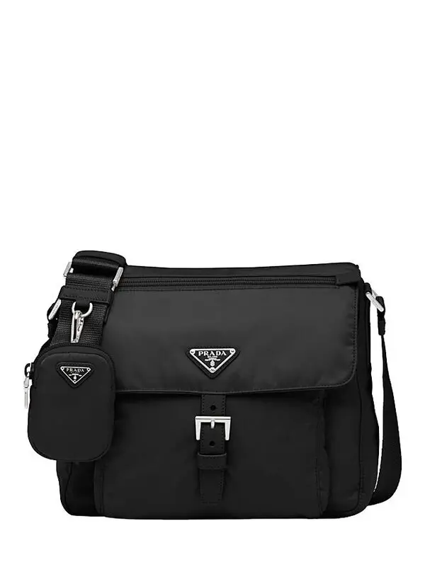 Prada Re-nylon Shoulder Bag - Black
