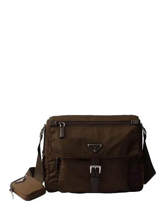 Prada Re-nylon Shoulder Bag - Brown