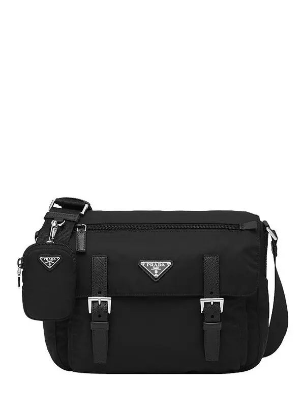 Prada Re-nylon Shoulder Bag - Black