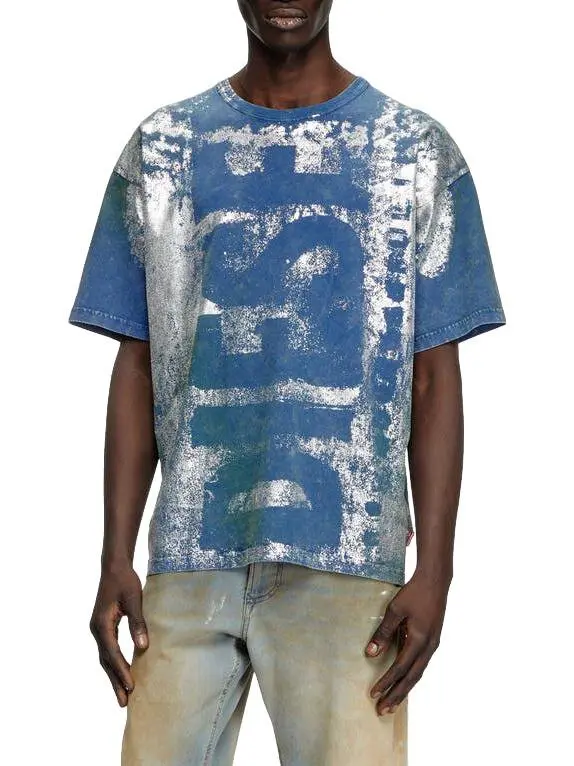 DIESEL® T-boxt-r2 Graphic T-shirt - Blue
