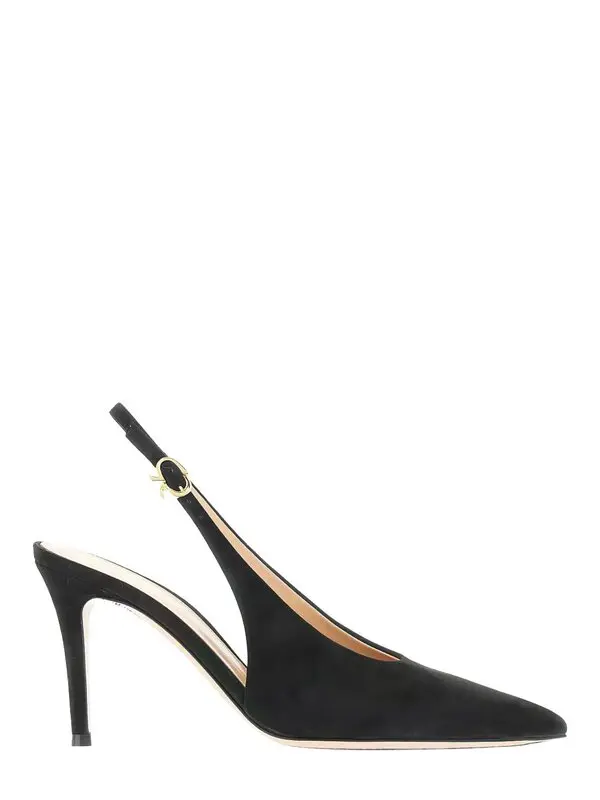 GIANVITO ROSSI 85mm Robbie Slingback Pumps - Black
