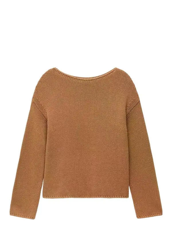 Another Tomorrow Knitted Jumper - Neutrals