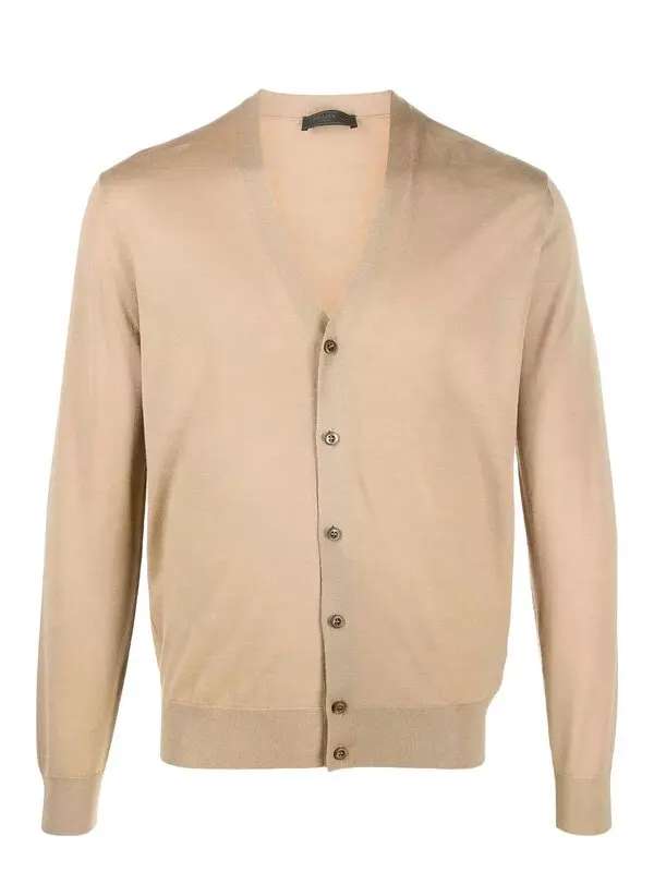 Prada Wool Cardigan - Neutrals