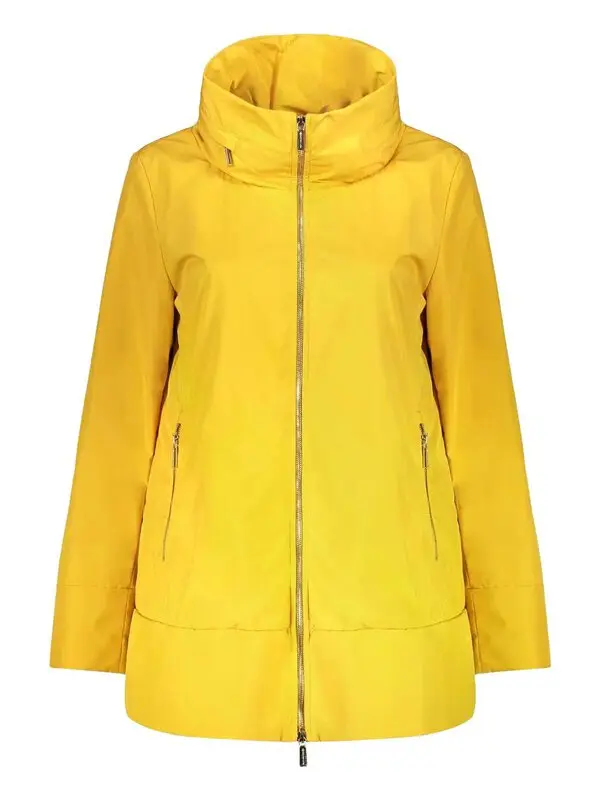 MOORER Waterproof Hooded Coat - Yellow