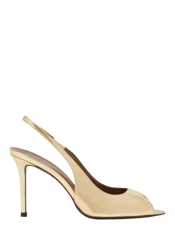 GIUSEPPE ZANOTTI 90mm Intriigo Open Toe Sandals - Gold