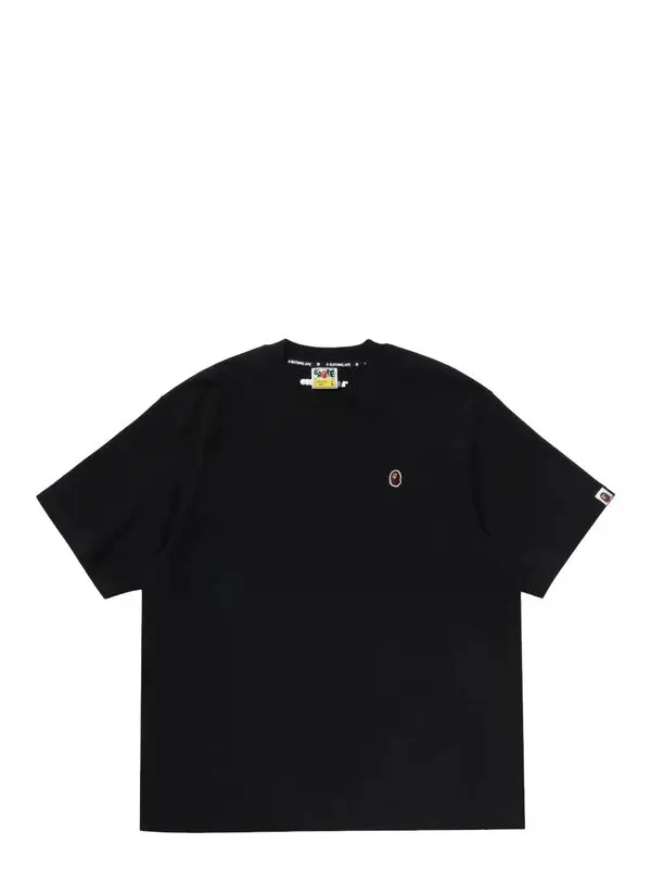 A BATHING APE Milo-embroidered T-shirt - Black