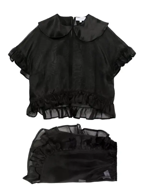IOANA CIOLACU Dahlia Shorts Set - Black