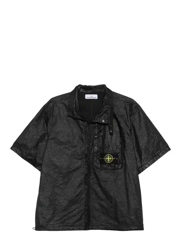 Stone Island Compass-badge Shirt - Black