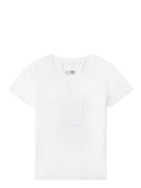 MAISON MARGIELA Pocket-detail T-shirt - White