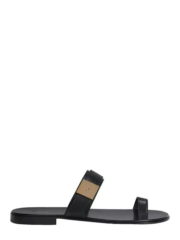 GIUSEPPE ZANOTTI Flavien Toe-loop Sandals - Black
