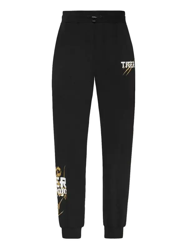 PLEIN SPORT Tiger Tokyo Track Pants - Black