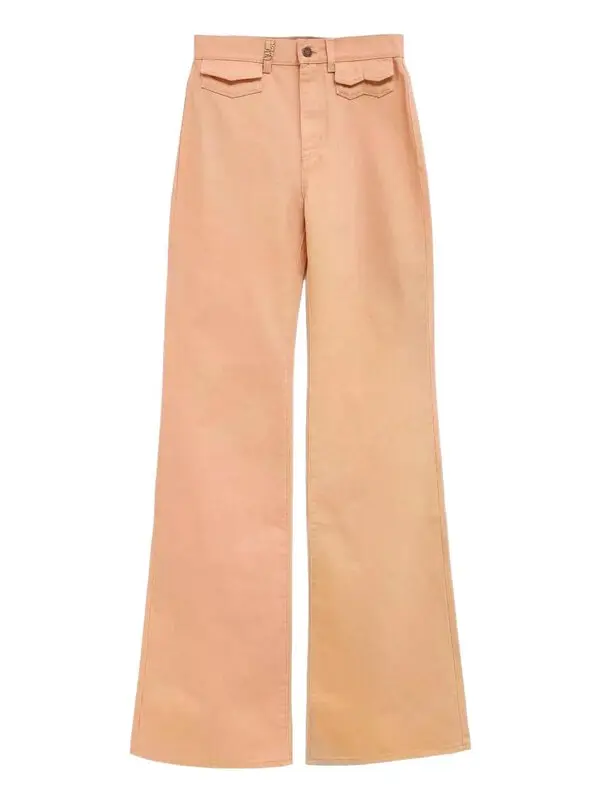 Chloé Flared Trousers - Neutrals