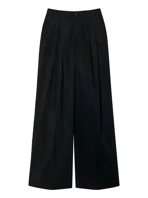 TWINSET Stretch-cotton Trousers - Black