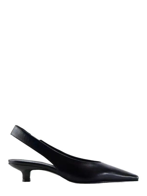 NOTABENE Eleonora Slingback Kitten Pumps - Black