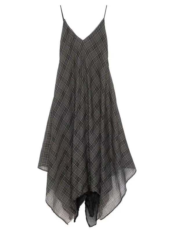 MARC LE BIHAN Checked Dress - Grey
