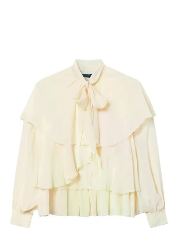TWINSET Flounce-design Blouse - Neutrals
