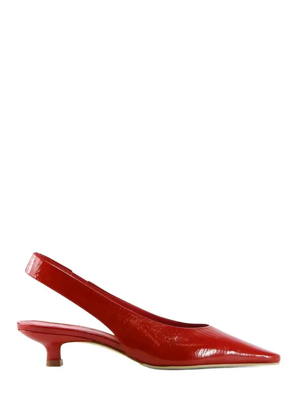 NOTABENE Eleonora Slingback Kitten Pumps - Red