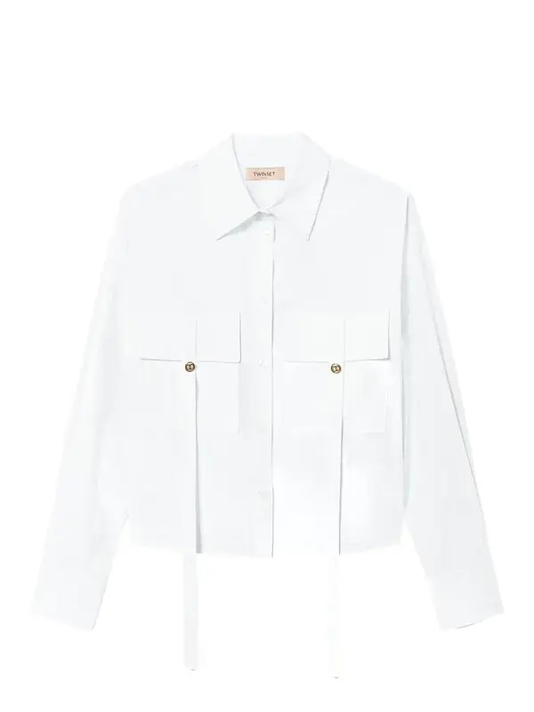 TWINSET Woven Shirt - White