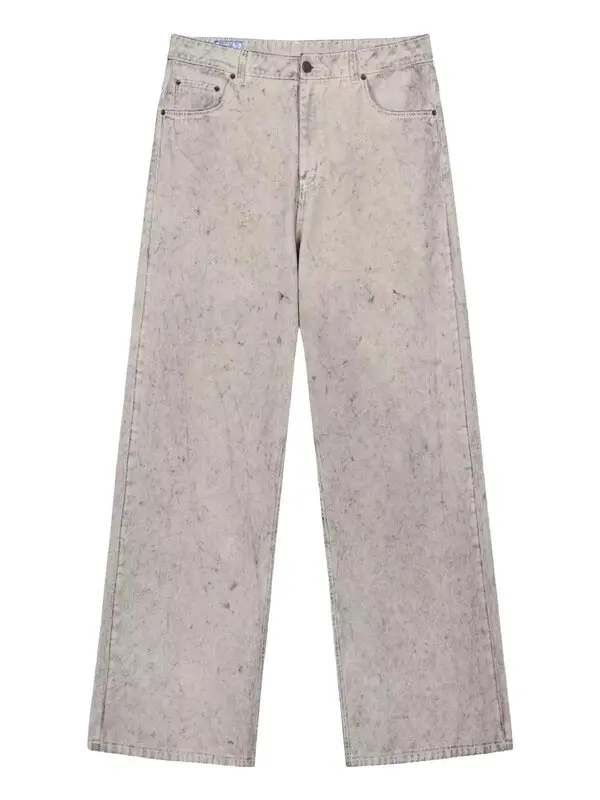 ROUGH. Wide-leg Jeans - Grey
