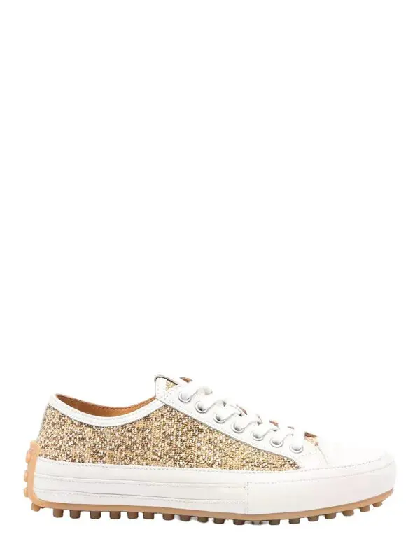 TOD'S Tweed Sneakers - Neutrals