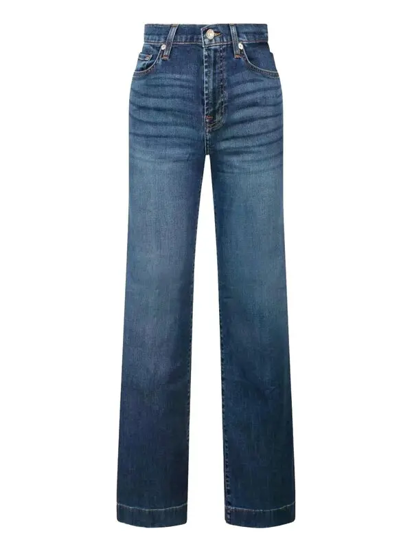7 For All Mankind Stretch-cotton Jeans - Blue