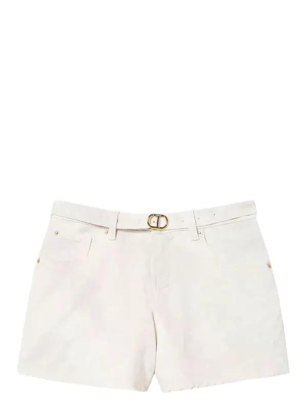 TWINSET Cotton Shorts - White