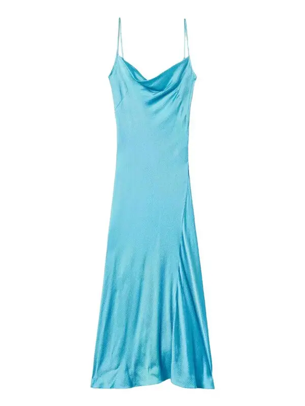 TWINSET Satin Dress - Blue