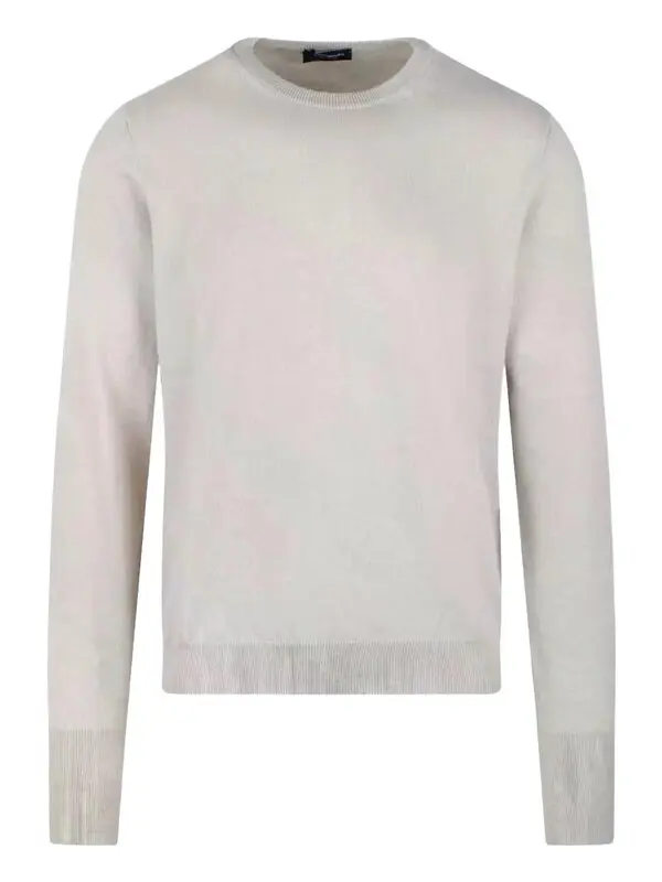DRUMOHR Cashmere Crew Neck Sweater - Neutrals