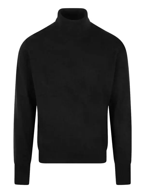 DRUMOHR Cashmere High Neck Sweater - Black