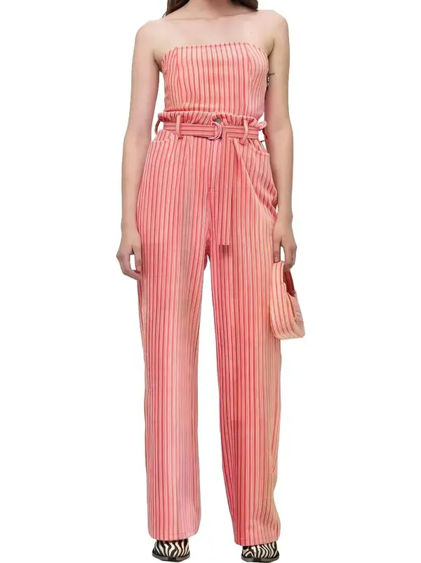 SIMONMILLER Belted Trousers - Pink