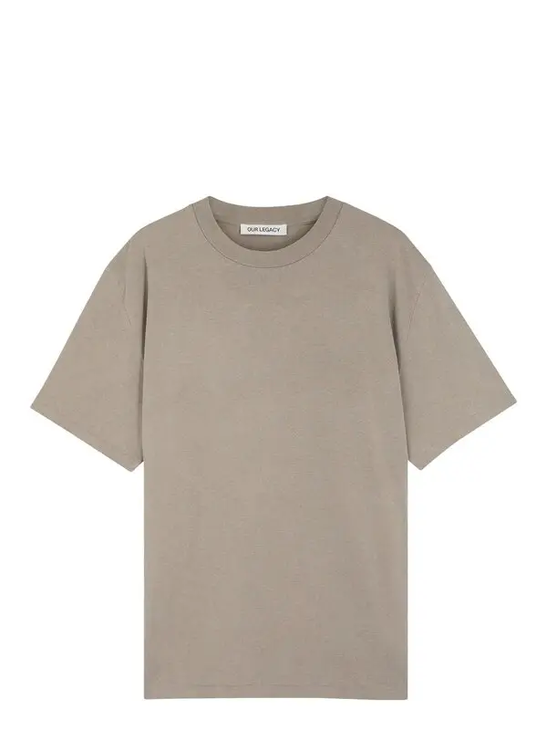 Our Legacy Box Cotton T-shirt - Grey