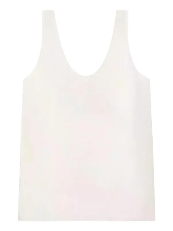 Another Tomorrow Silk Tank Top - Neutrals