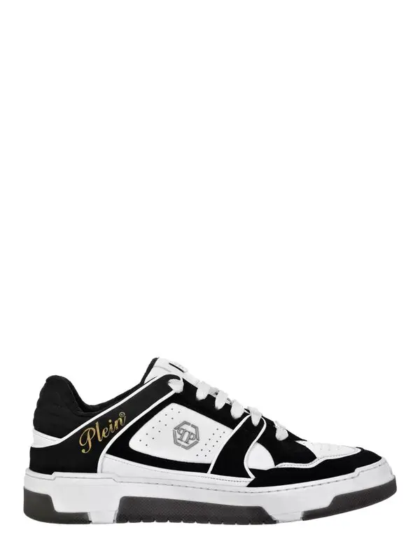 Philipp Plein Panelled Sneakers - Black