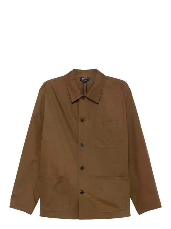 A.p.c. Cotton Chore Jacket - Brown