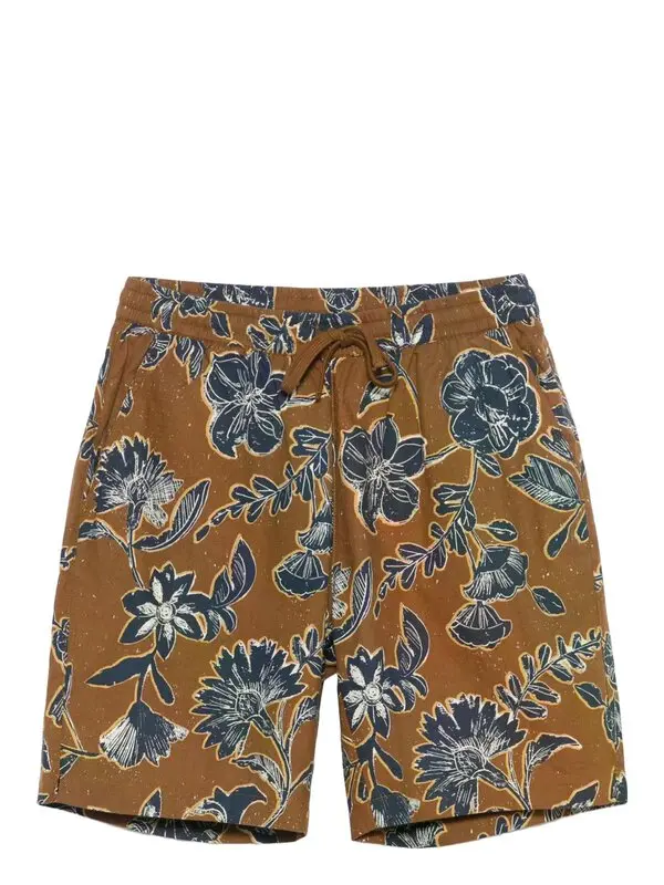 Universal Works Floral-print Shorts - Brown