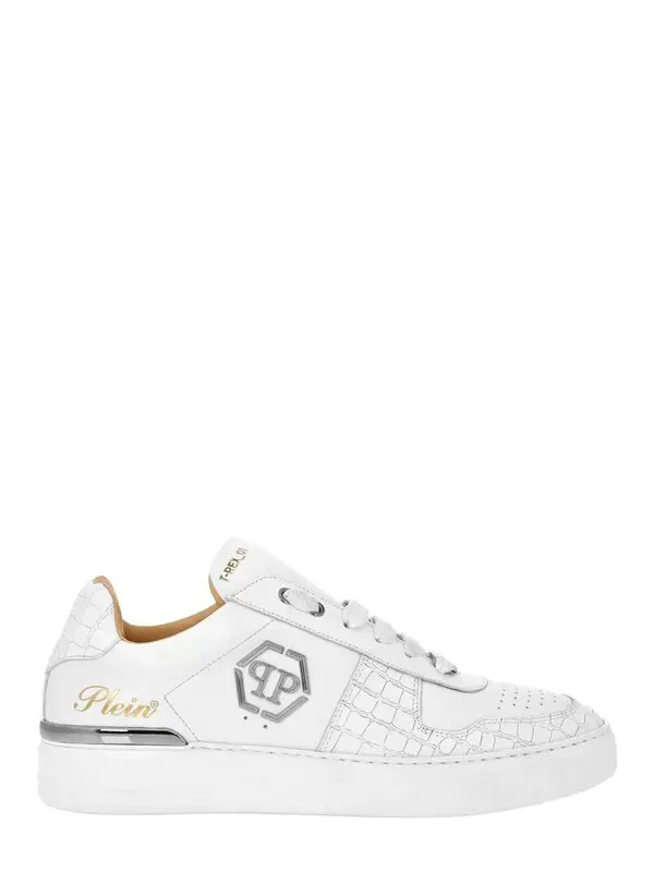 Philipp Plein Logo-plaque Sneakers - White