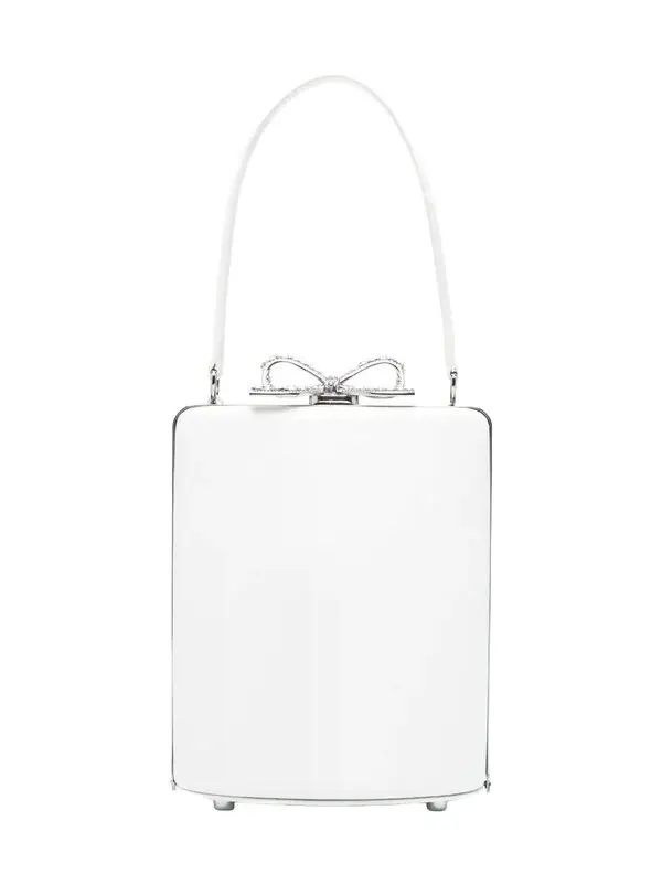 SELF-PORTRAIT Bow-detailed Tote - White