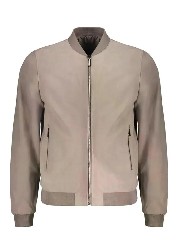 MOORER Compiano Bomber Jacket - Brown