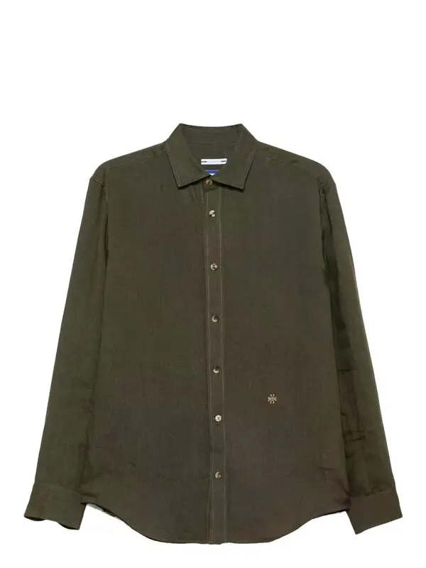 Jacob Cohen Linen Shirt - Green