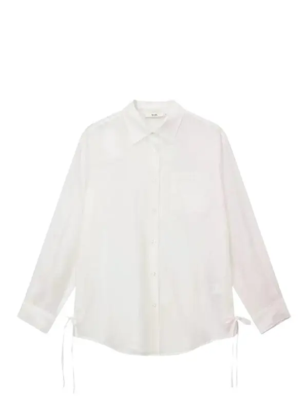 B+AB Tie-detail Button-up Shirt - White
