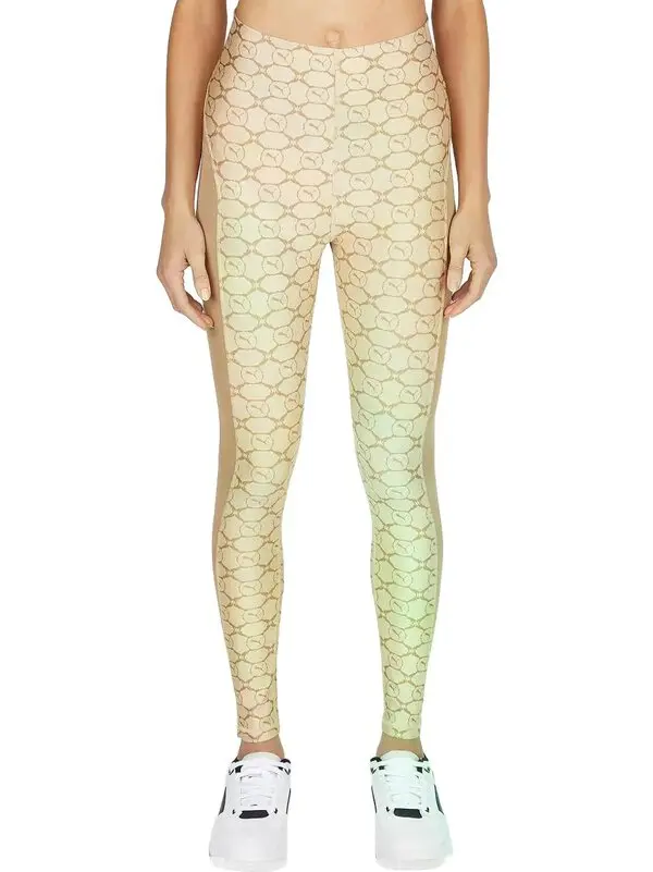 PUMA Logo Detail Leggings - Neutrals