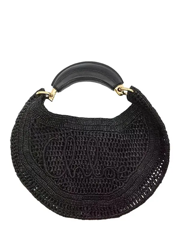 Chloé Summer Banana Hobo Bag - Black