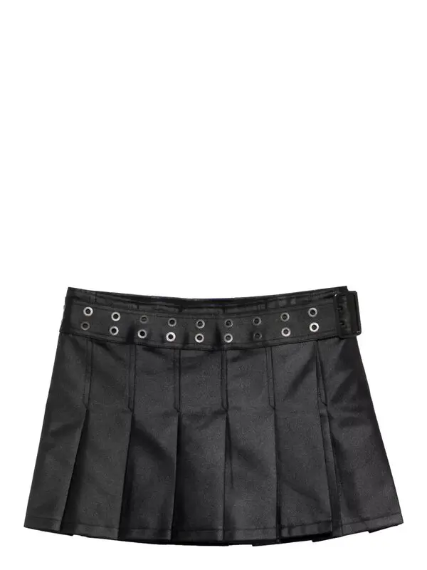 Junya Watanabe Pleated Mini Skirt - Black