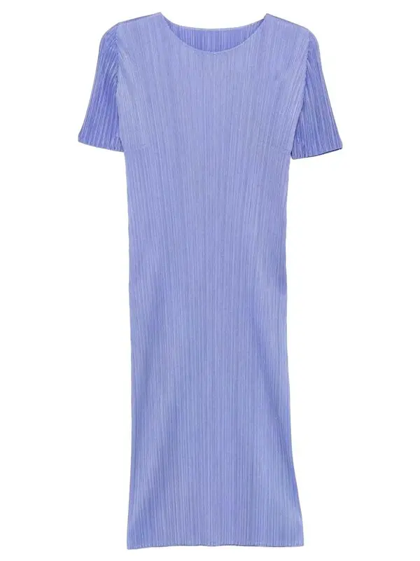 Issey Miyake March Midi Dress - Blue