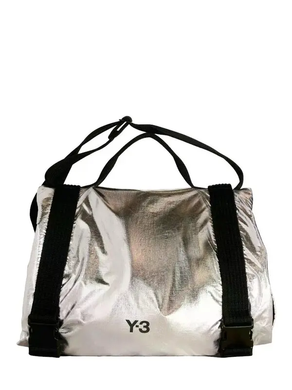 Y3 Metallic-finish Tote - Silver