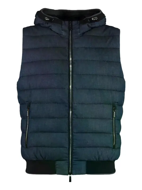 MOORER Norm Gilet - Blue