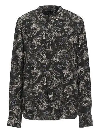 Isabel Marant Woven Paisley-print Top - Black