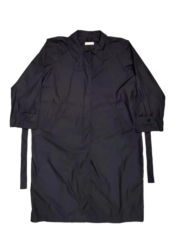 MFPEN Single-breasted Long Coat - Black