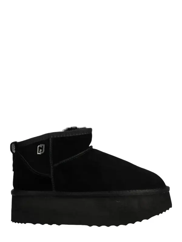 Liu Jo Suede Ankle Boots - Black
